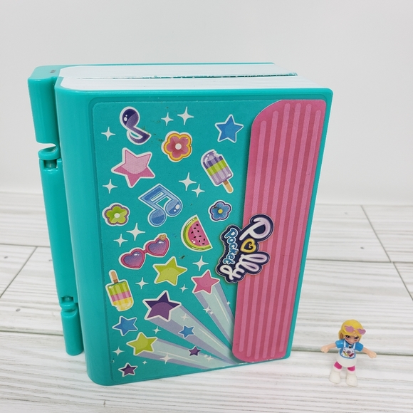 Mattel | Toys | Polly Pocket Mini Book Micro Polly Rubber Doll Snap ...